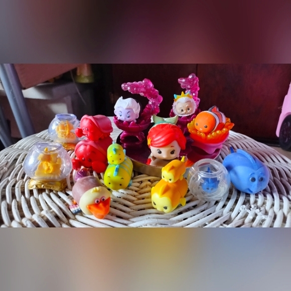 Disney | Toys | Disney Tsum Tsum Little Mermaid Nemo Bundle Rare ...